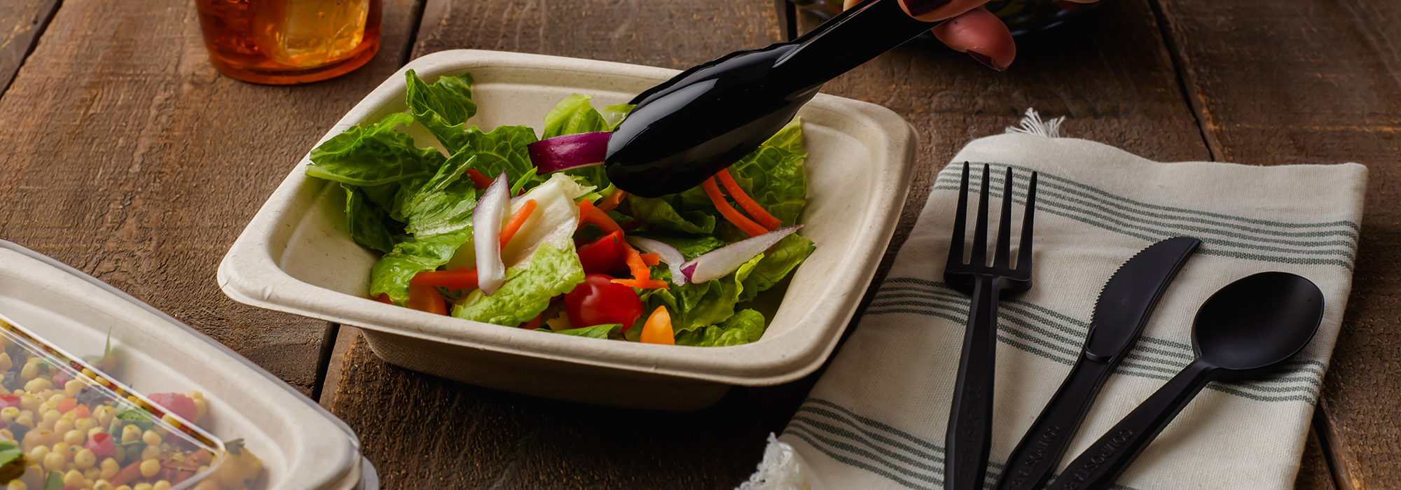 Premium Plastic Tableware for catering and food service industries